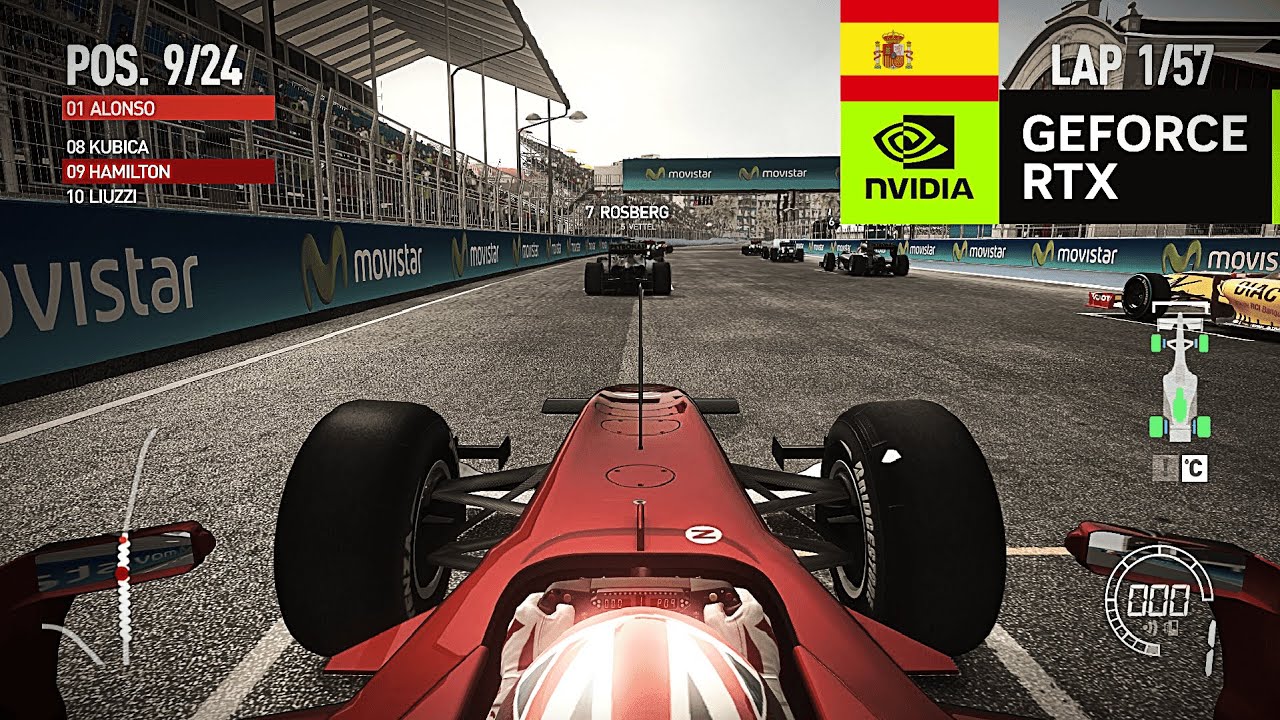 F1 2010 - Lewis Hamilton Ferrari Career Mode Part 9 - (VALENCIA ...