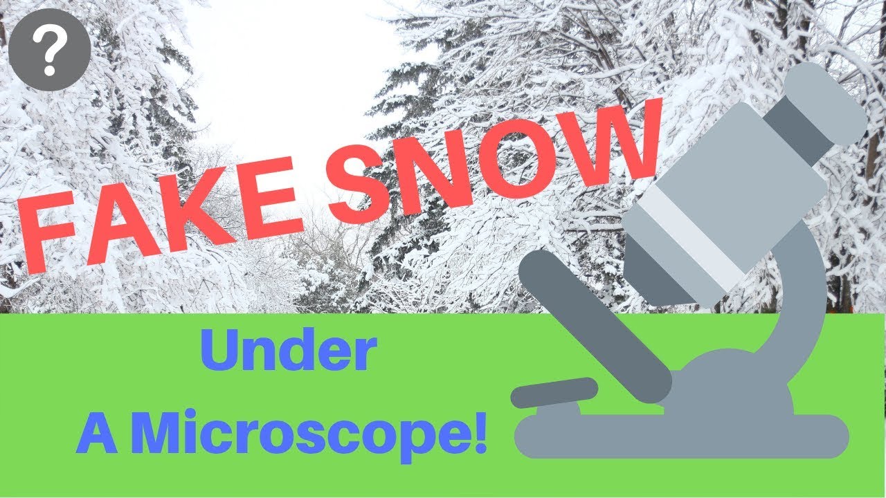 INSTANT SNOW Under A Microscope! - YouTube