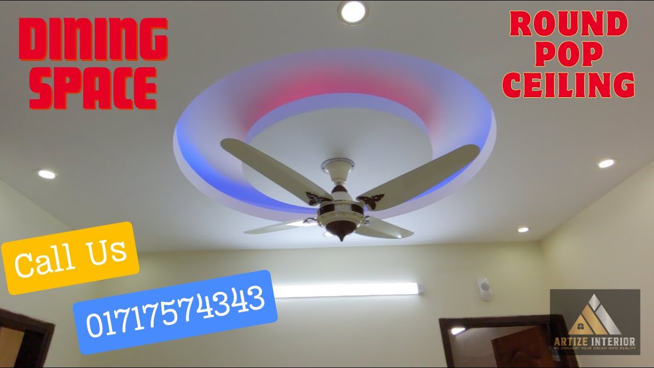 Modern round ceiling designs - YouTube