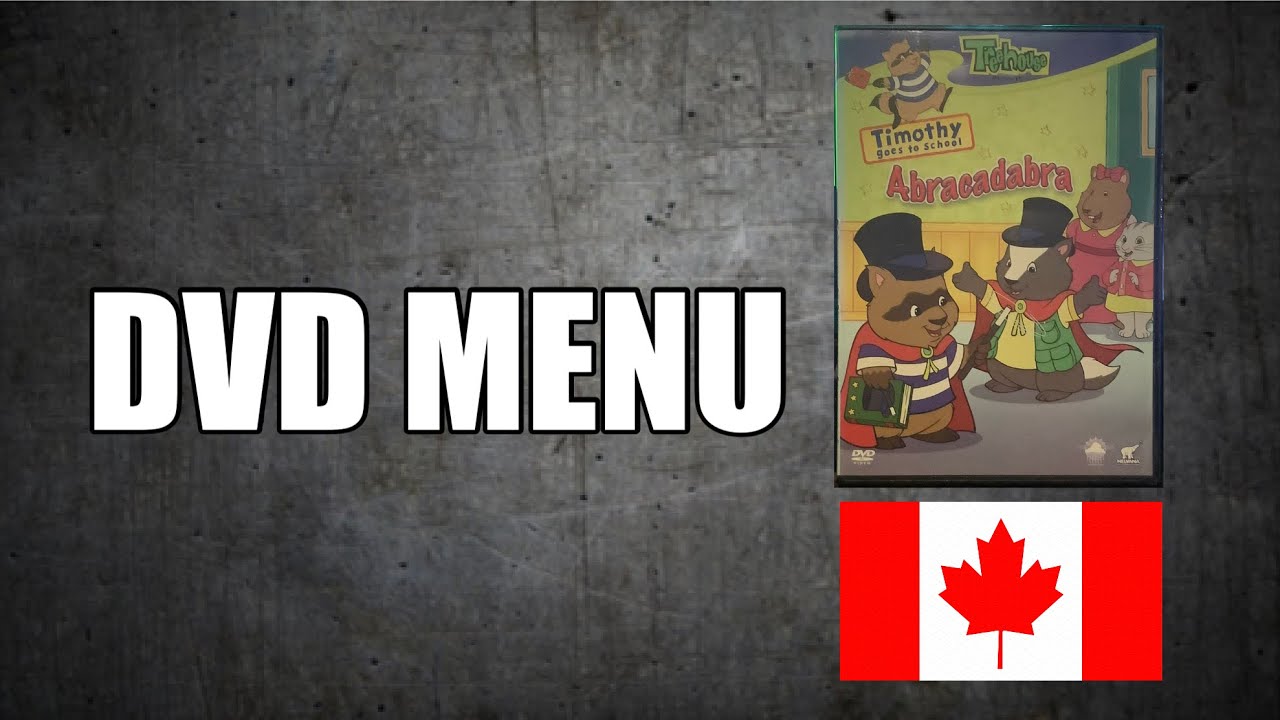 Timothy goes to school Abracadabra 2006 DVD Menu (Canadian Copy) - YouTube