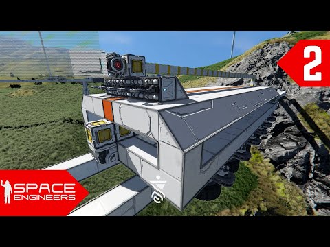 Kendi Yolunu ve Kazı Yapabilen Tren Projesi Bölüm 2 | Space Engineers