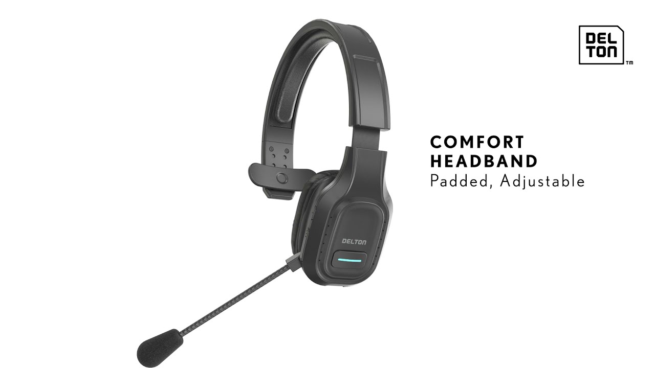 Delton Professional Wireless Computer Headset with Mic - YouTube