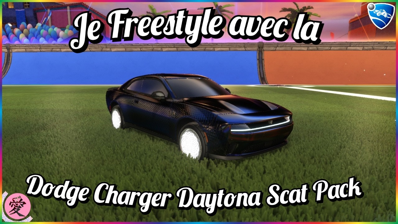 Je FREESTYLE avec la nouvelle DODGE CHARGER (daytona scat pack) sur ROCKET LEAGUE ! ⚽🏎️ - YouTube