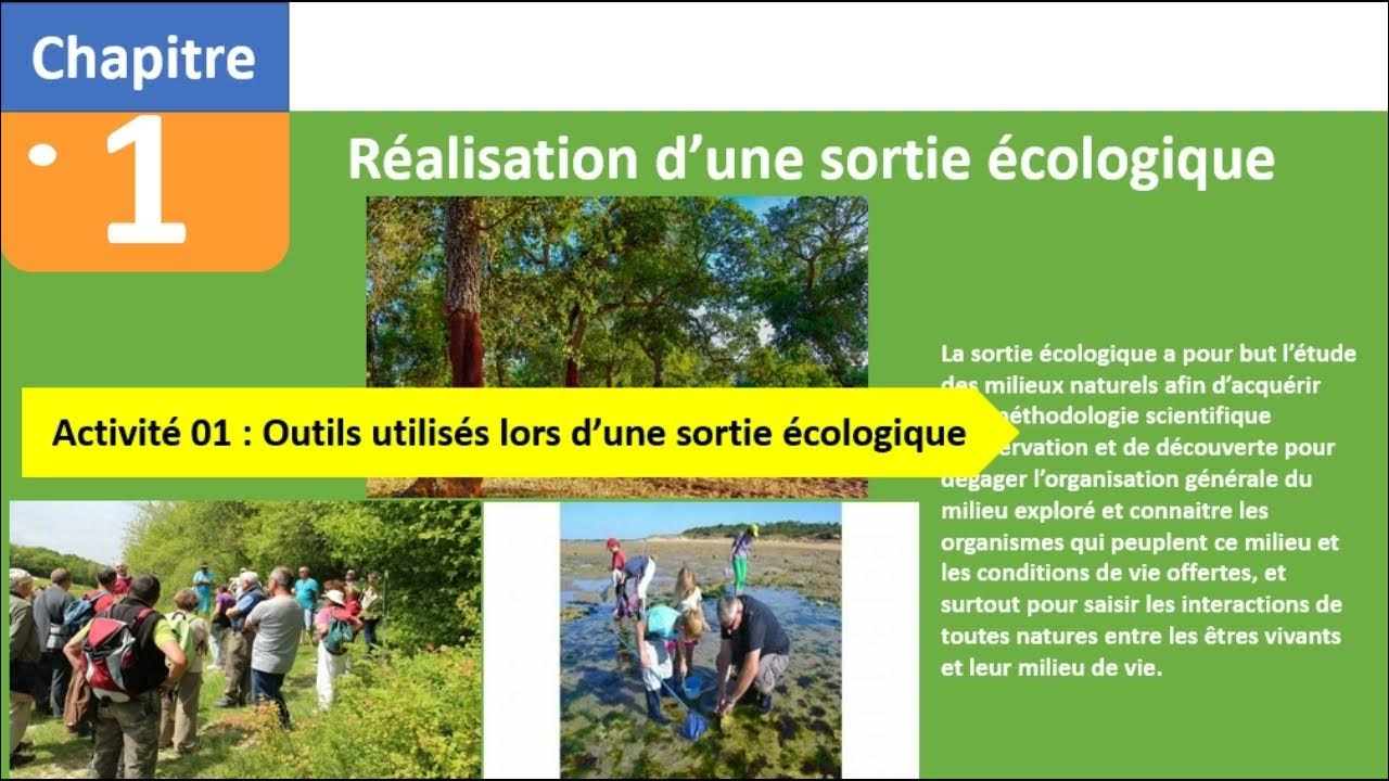 la sortie écologique : outils utilisés lors d'une sortie écologique ...