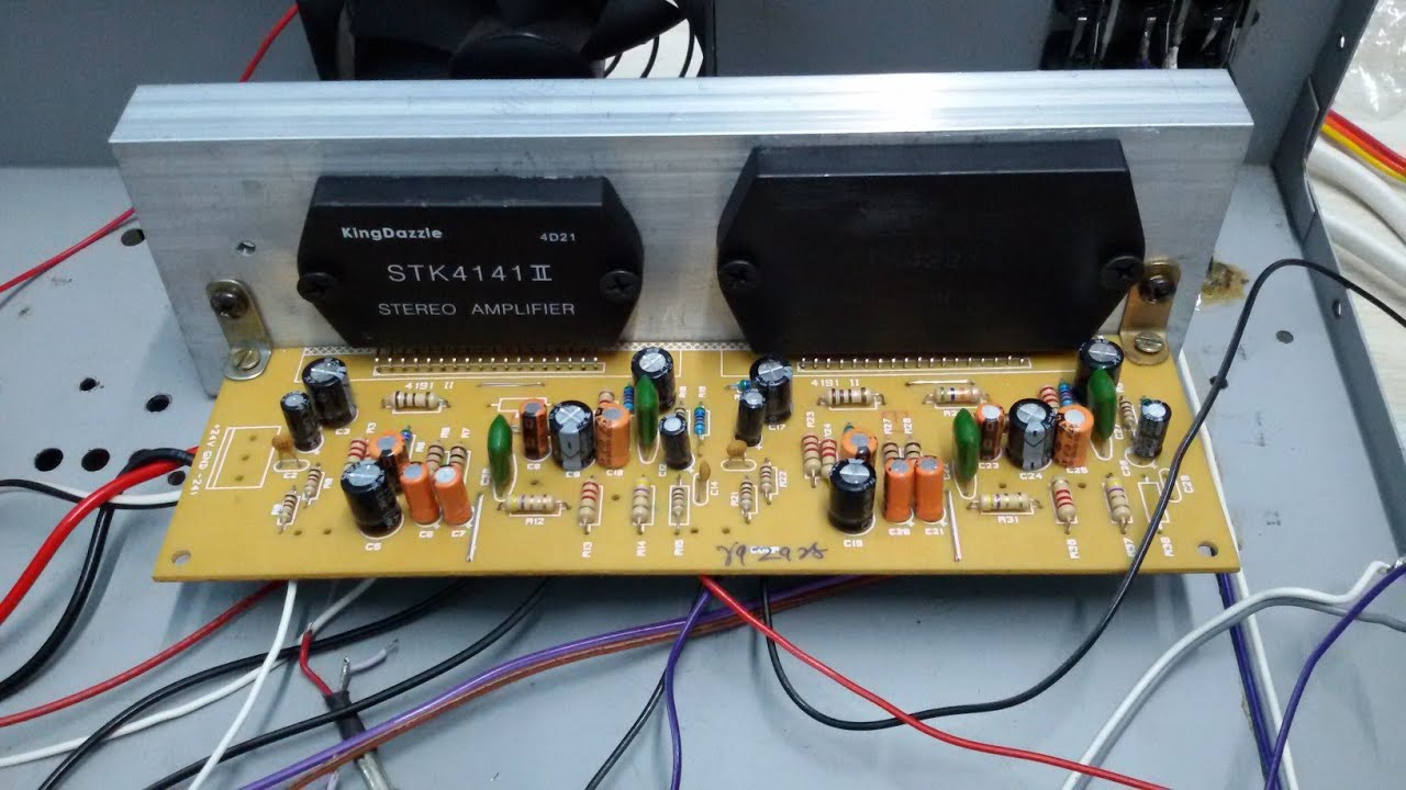 G TECH 2.1 STK4191 AUDIO BOARD WIRING DETAILS IN TAMIL - YouTube