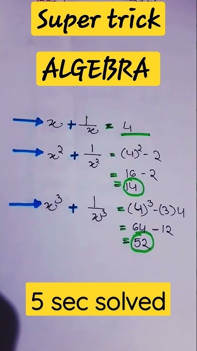 5 min solved|MATHS TRICKS|ALGEBRA TRICKS|MATHS TRICKS|math shortcut trick| #shorts#short # ...