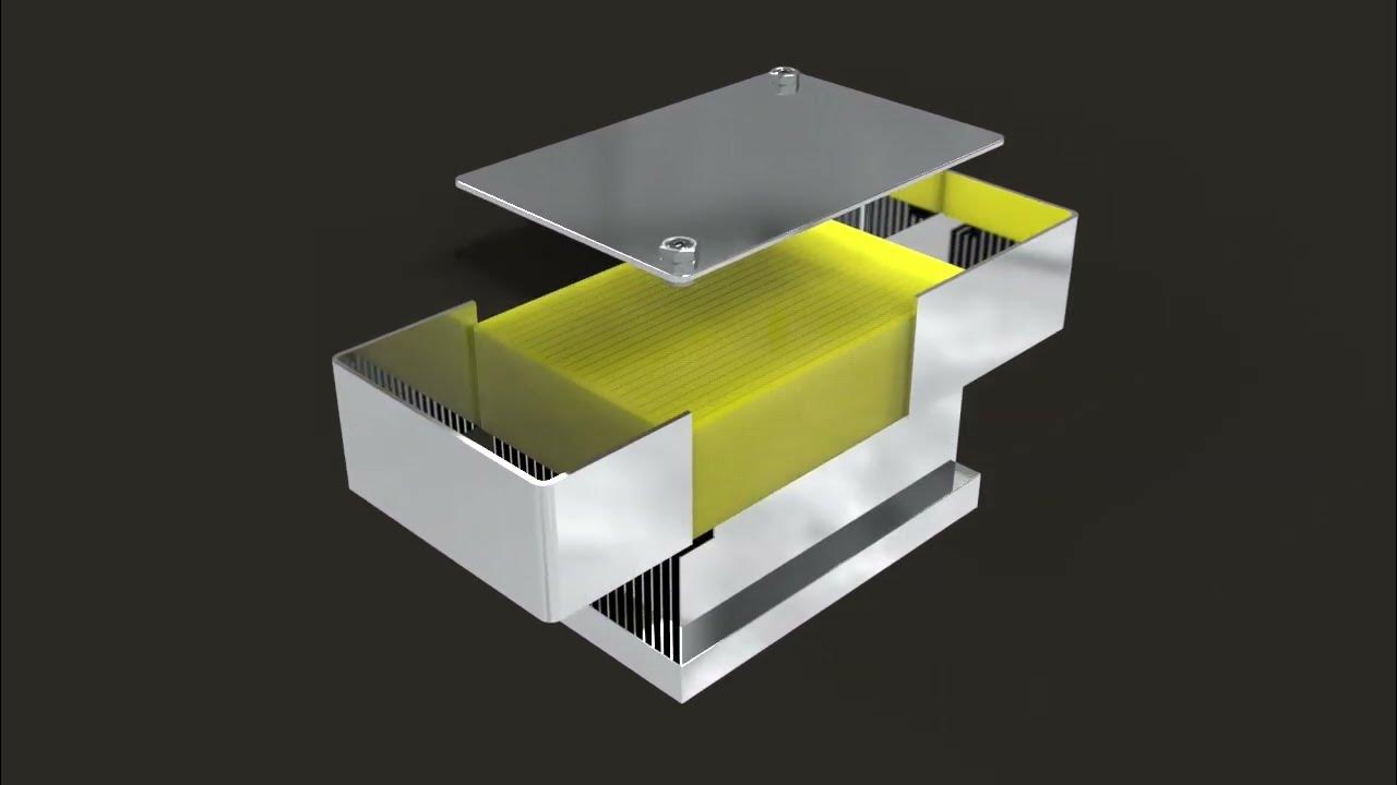 Phase Change Material PCM Heat Sink Exploded View - YouTube