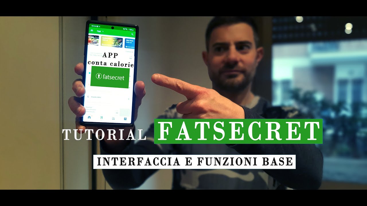 Tutorial FATSECRET video 1/4 - INTERFACCIA E FUNZIONI BASE - YouTube