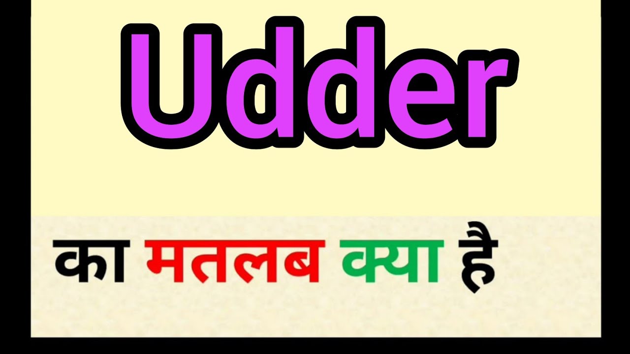 Udder Meaning In Hindi Udder Ka Matlab Kya Hota Hai Word Meaning udder-meaning-in-hindi-udder-ka-matlab-kya-hota-hai-word-meaning