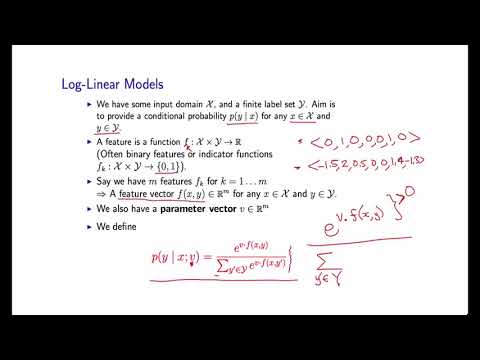 14 - 5 Definition of Log linear Models (Part 1) - YouTube