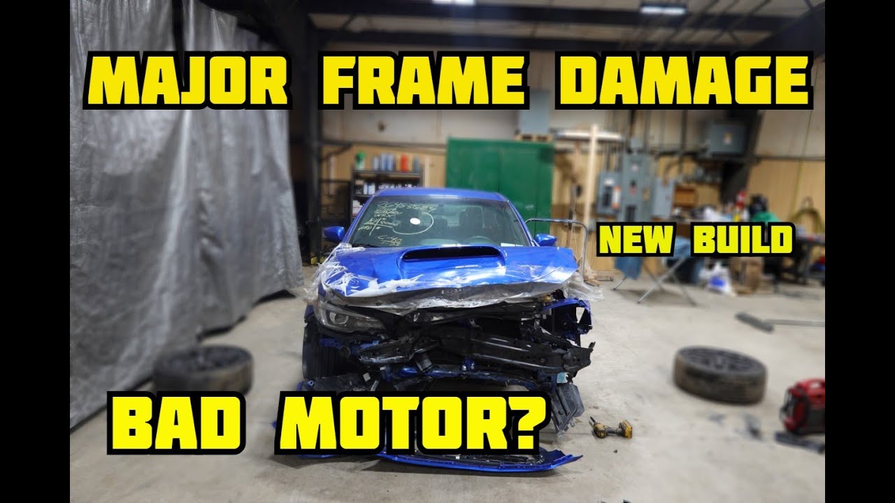 Rebuilding a Wrecked 2019 Subaru WRX/STI With Crazy Frame Damage - YouTube