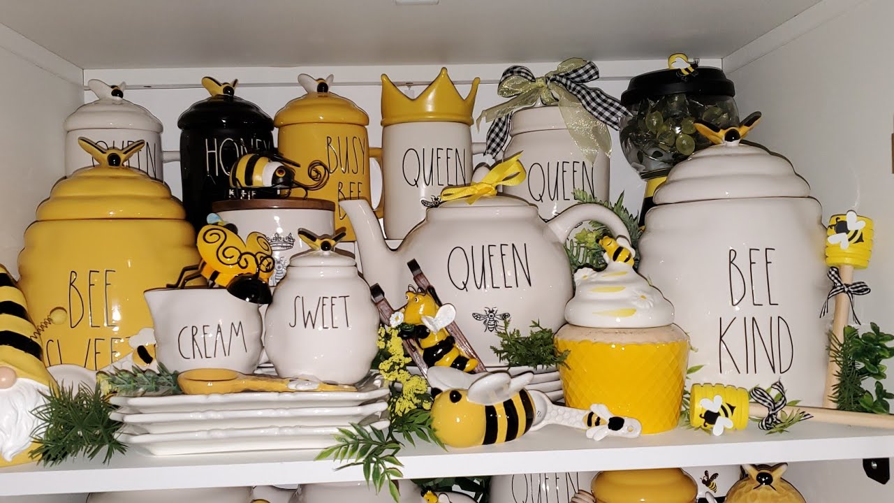 My Rae Dunn Bee Collection - YouTube