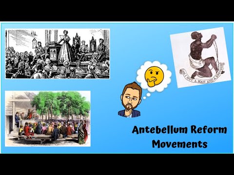 Antebellum Reform Movements - YouTube