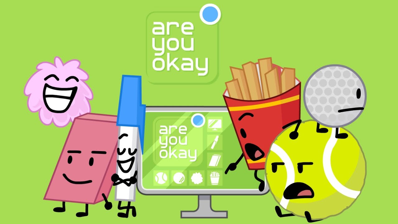 Tpot 1-9 but only when a are you okay member is on screen #tpot @BFDI ...