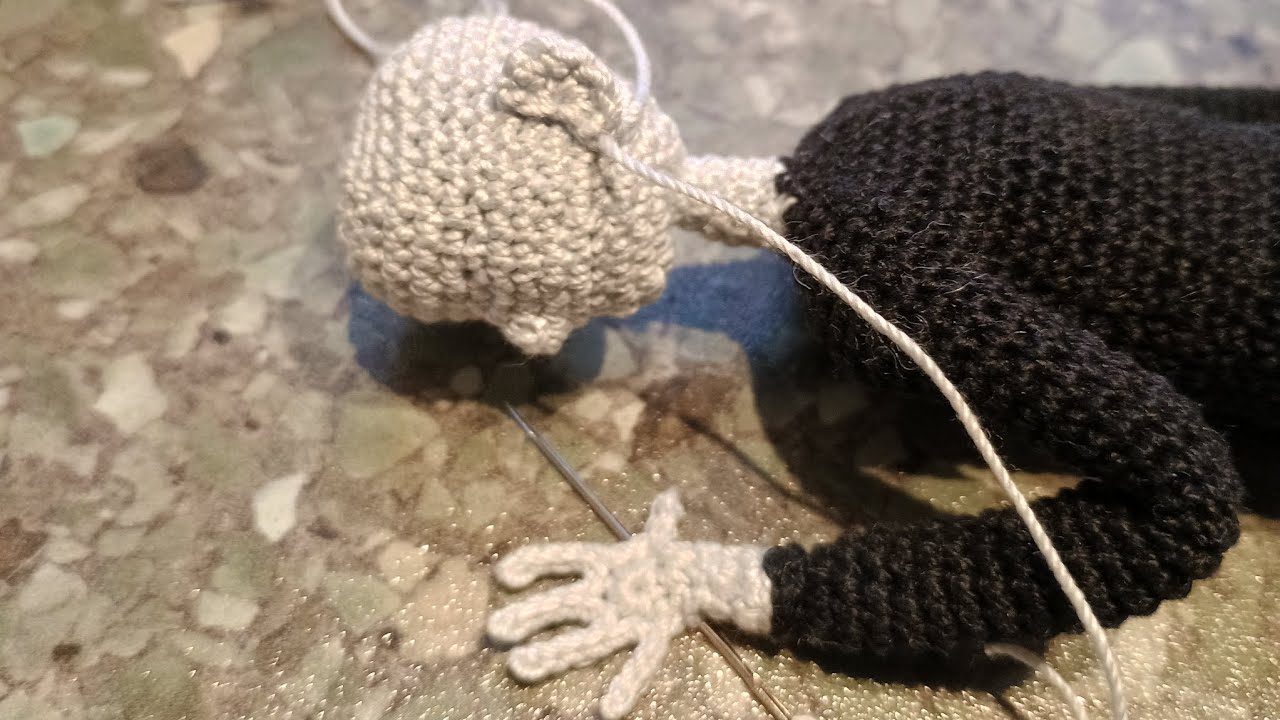 Crocheting amigurumi, the doll base inspired by #dandadan #kentakakura ...