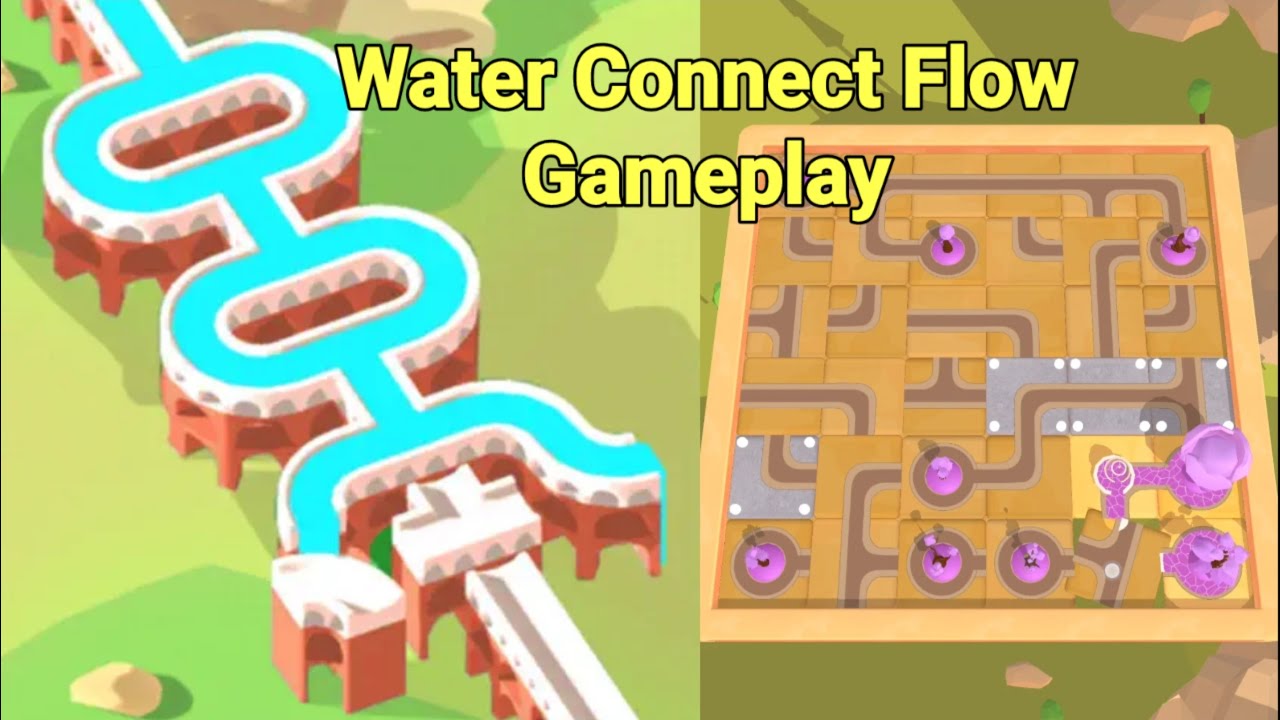 Water Connect Flow Gameplay - YouTube