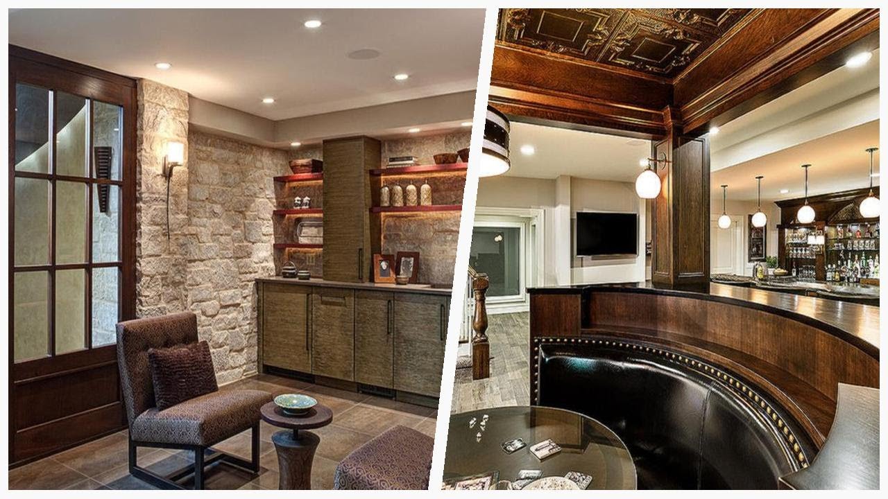 75 Limestone Floor And Ceramic Tile Basement Design Ideas You'll Love 🌈 ...