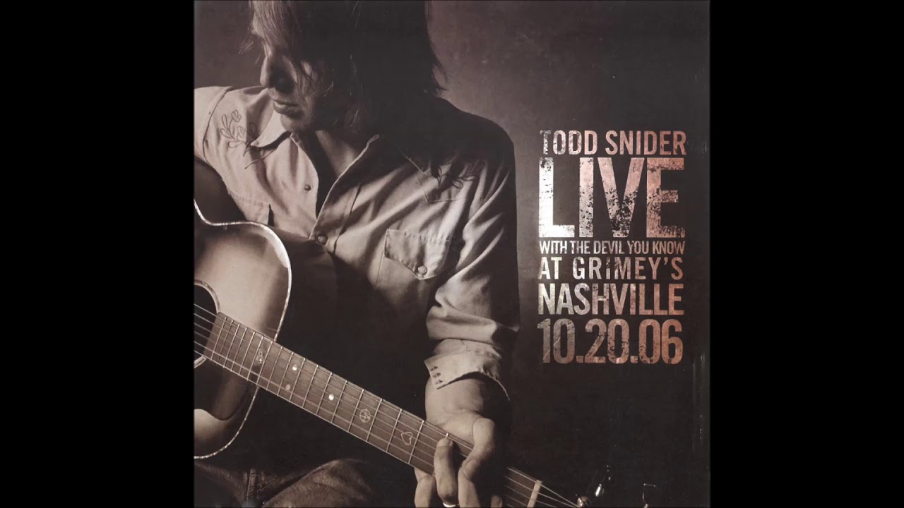 Todd Snider - "Live With The Devil You Know At Grimey's Nashville 10-20 ...