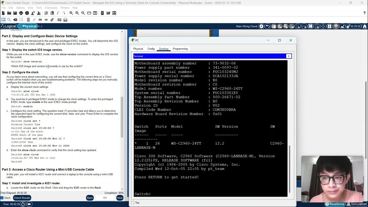 Lab 1-Navigate the IOS by Using Tera Term for Console Connectivity-Ngô Lê Minh Đức-De180849 ...