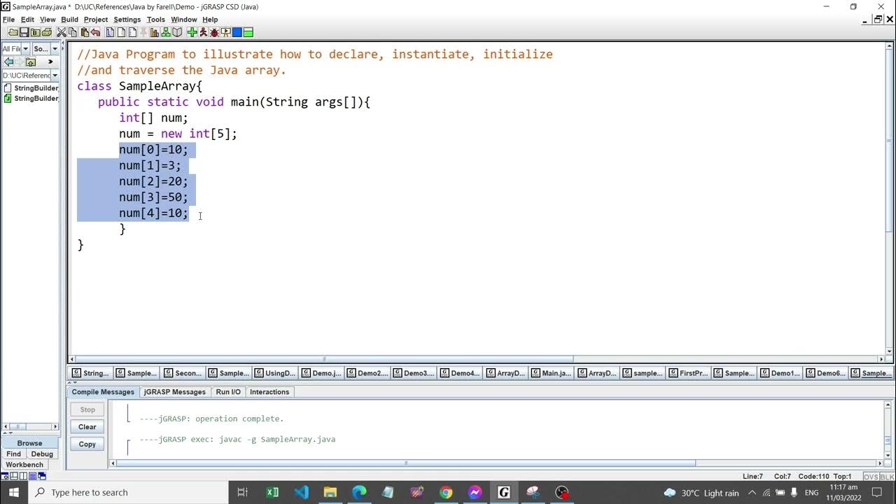 Array Demo - YouTube