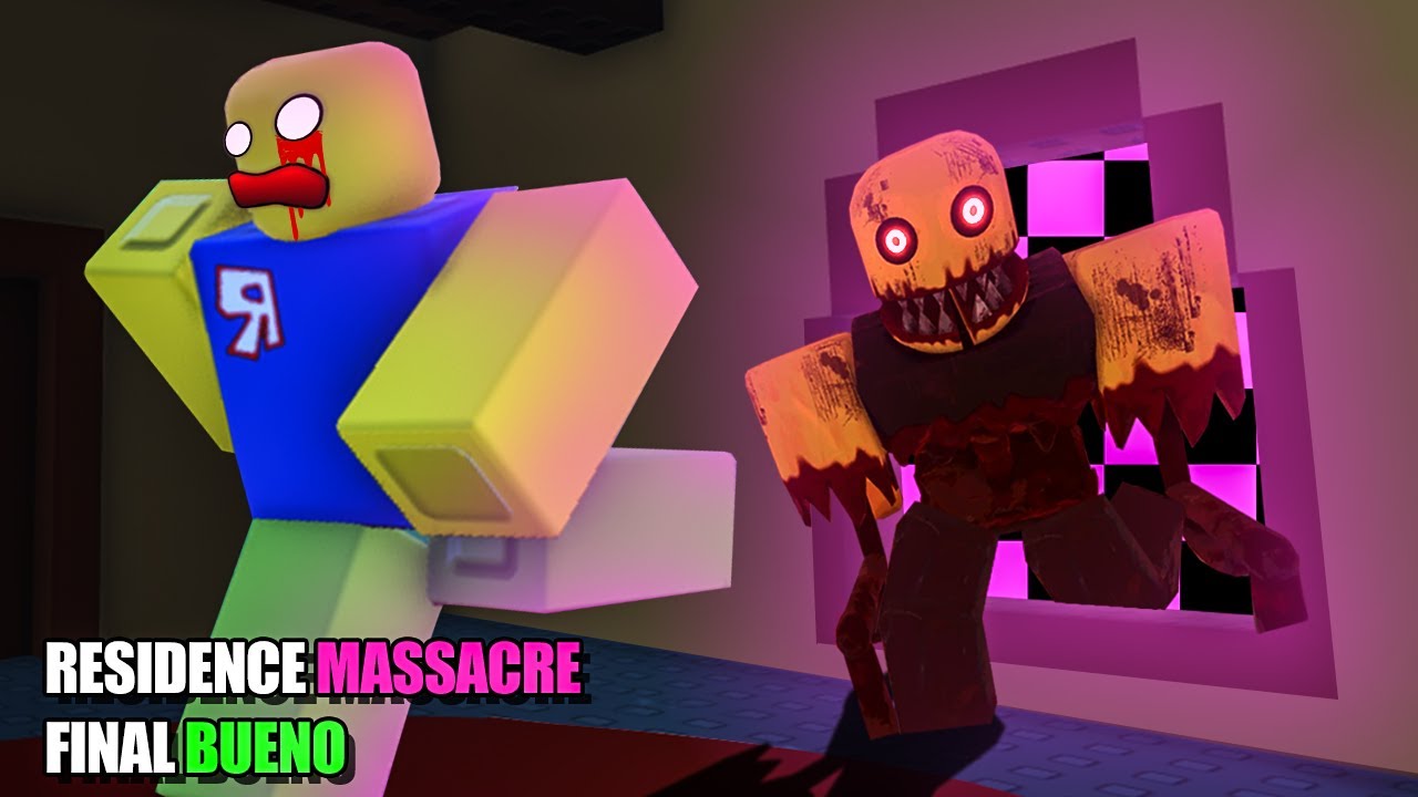 Mi ÉPICO PLAN para SOBREVIVIR en RESIDENCE MASSACRE ROBLOX (FINAL BUENO ...
