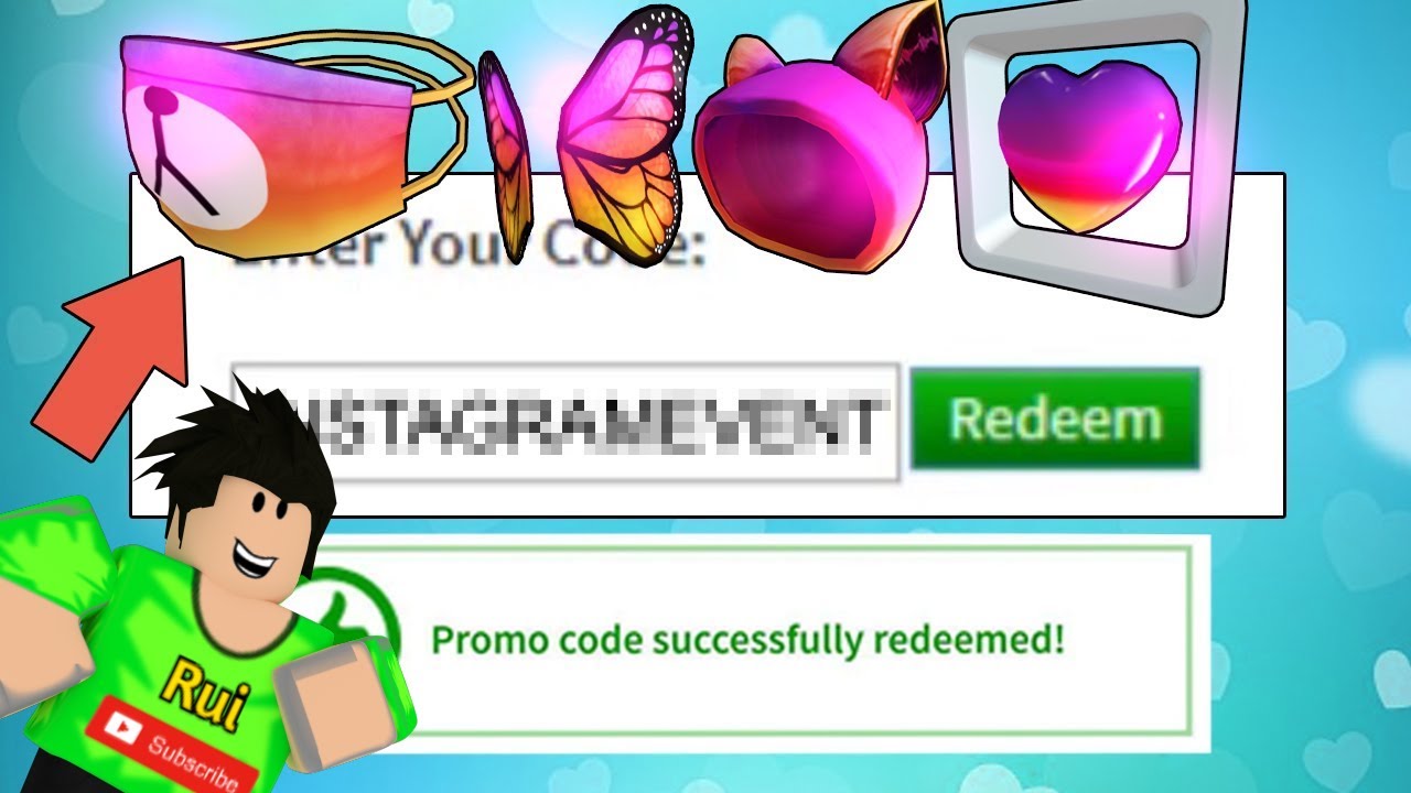 *UPDATED* ALL WORKING INSTAGRAM ROBLOX PROMO CODES! (FEBRUARY 2020 ...