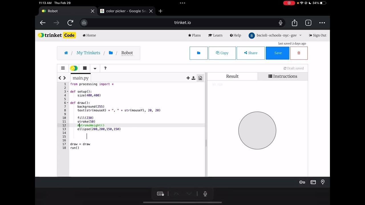 Week 2 ICM Python - YouTube