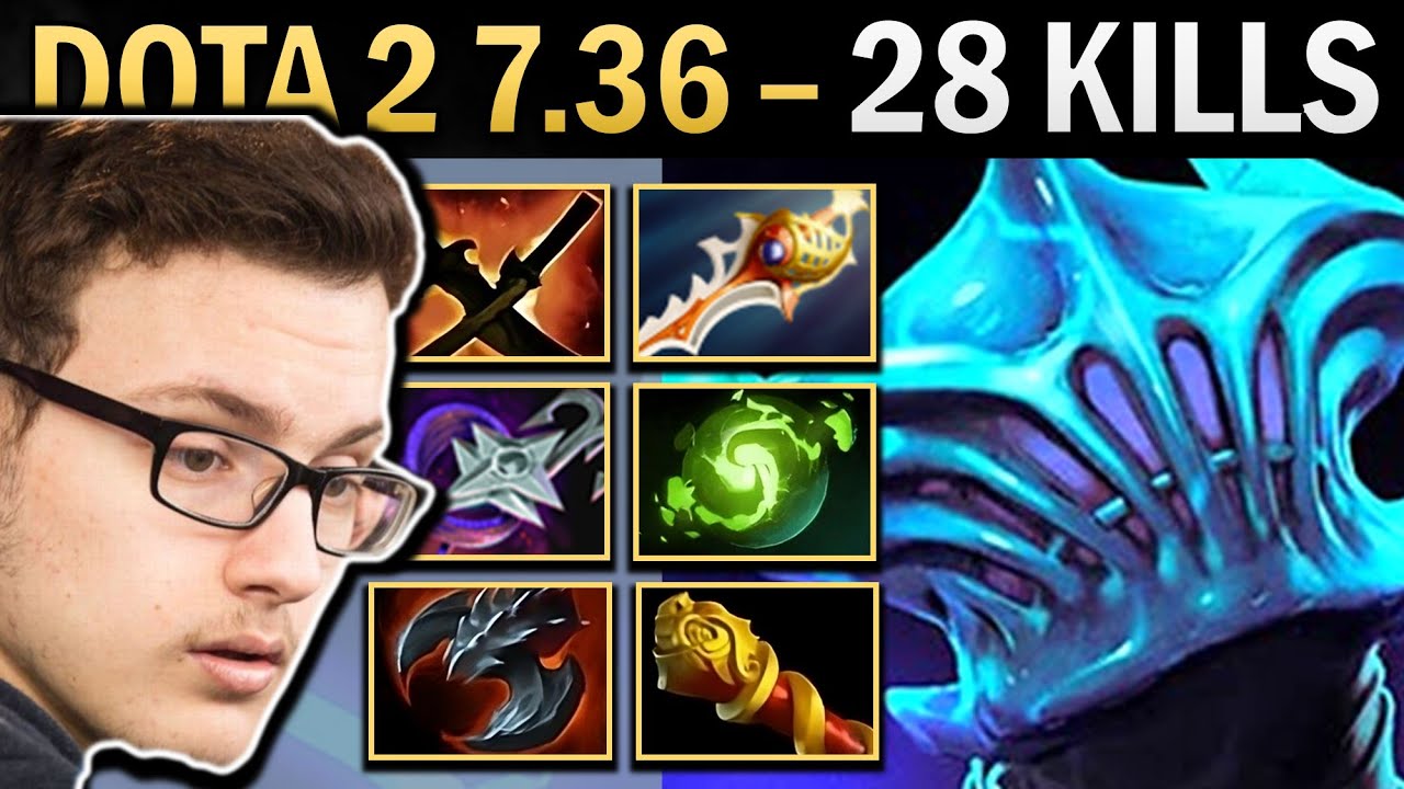 Razor Gameplay Miracle with 28 Kills and MKB - Dota 2 7.36 - YouTube