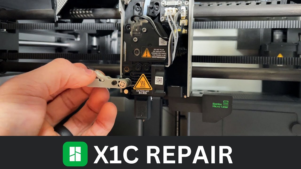 Bambu Lab X1C Teardown & Rebuild Tutorial Extruder, Hotend, Interface ...