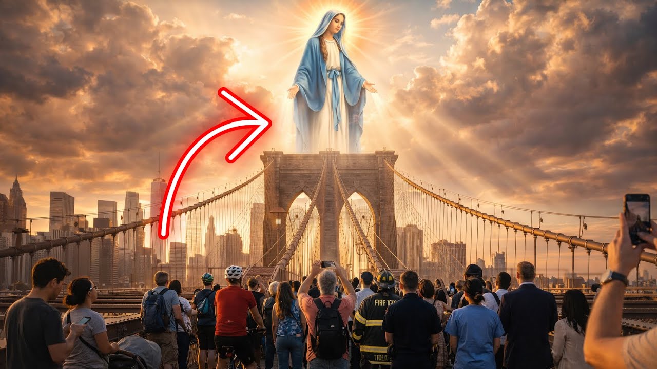 The Miracle in New York — Virgin Mary Appeared Over Brooklyn Bridge and ...