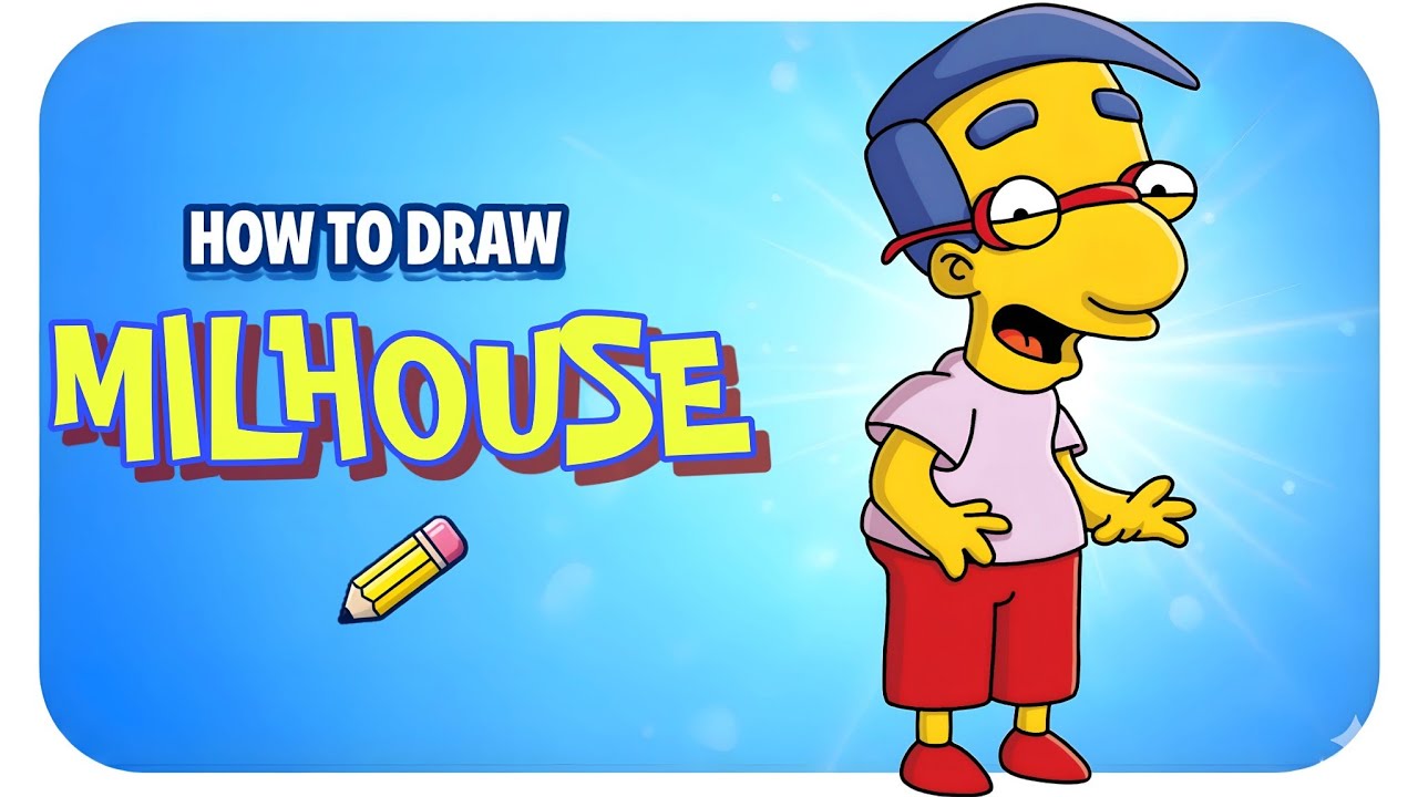 Drawing Milhouse – Bart Simpson’s Best Friend | The Simpsons Drawing ...