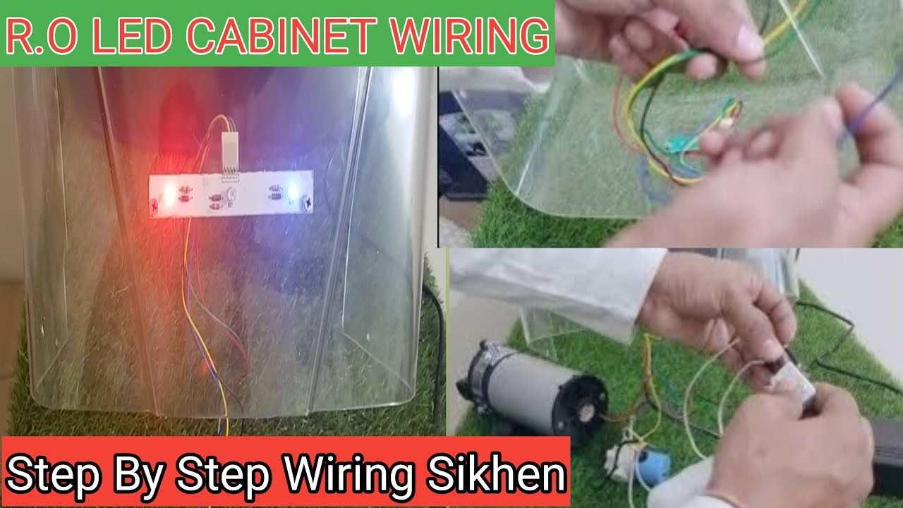 R.O LED CABINET WIRING | #ro #rowaterpurifier #shorts #rowiring - YouTube