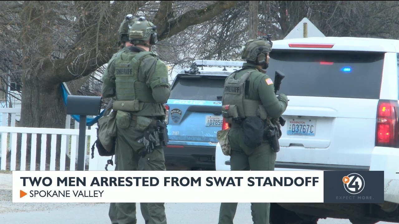 Two men arrested in SWAT standoff - YouTube