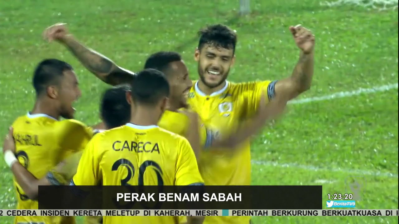 PIALA MALAYSIA | Perak Benam Sabah - YouTube
