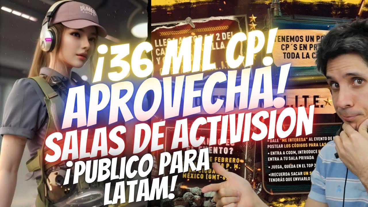 ACTIVISION REGALA 36000 CP PARA LATAM! SALAS OFICIALES para la ...