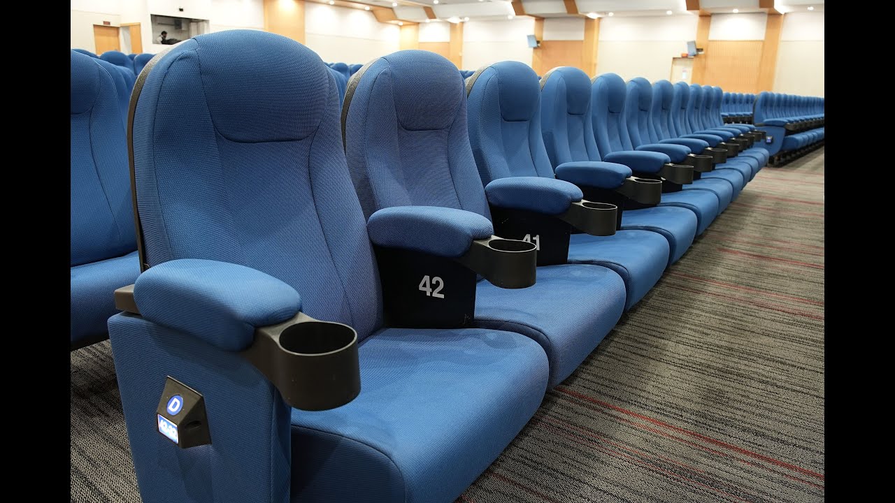 IIIT Bangalore - High-end Auditorium Seating by SR Seating - YouTube