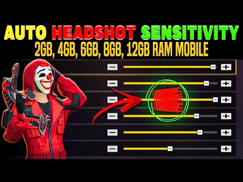 Free Fire Max: 자동 헤드샷 트릭 및 최적 감도 설정 (2GB-12GB RAM 지원) | Vortex Gaming