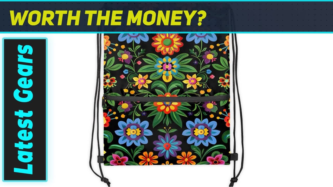 Drawstring Backpack Mexican Floral: Amazing Style & Unbeatable Utility ...