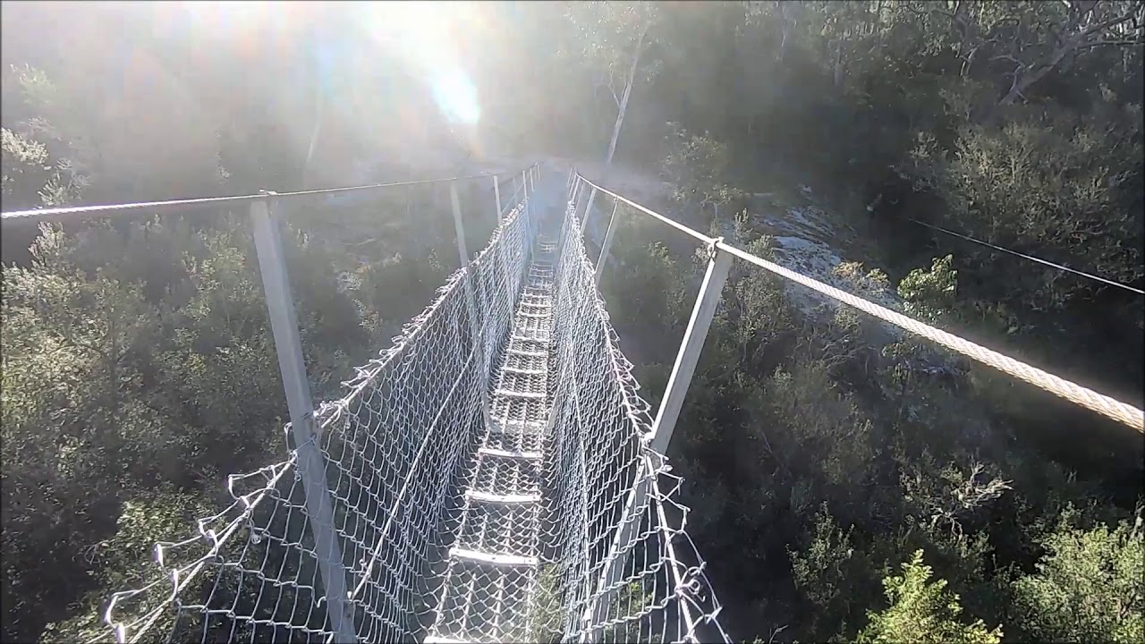 Six Foot Track, NSW. Bowtells Swing Bridge Sept 2019 - YouTube