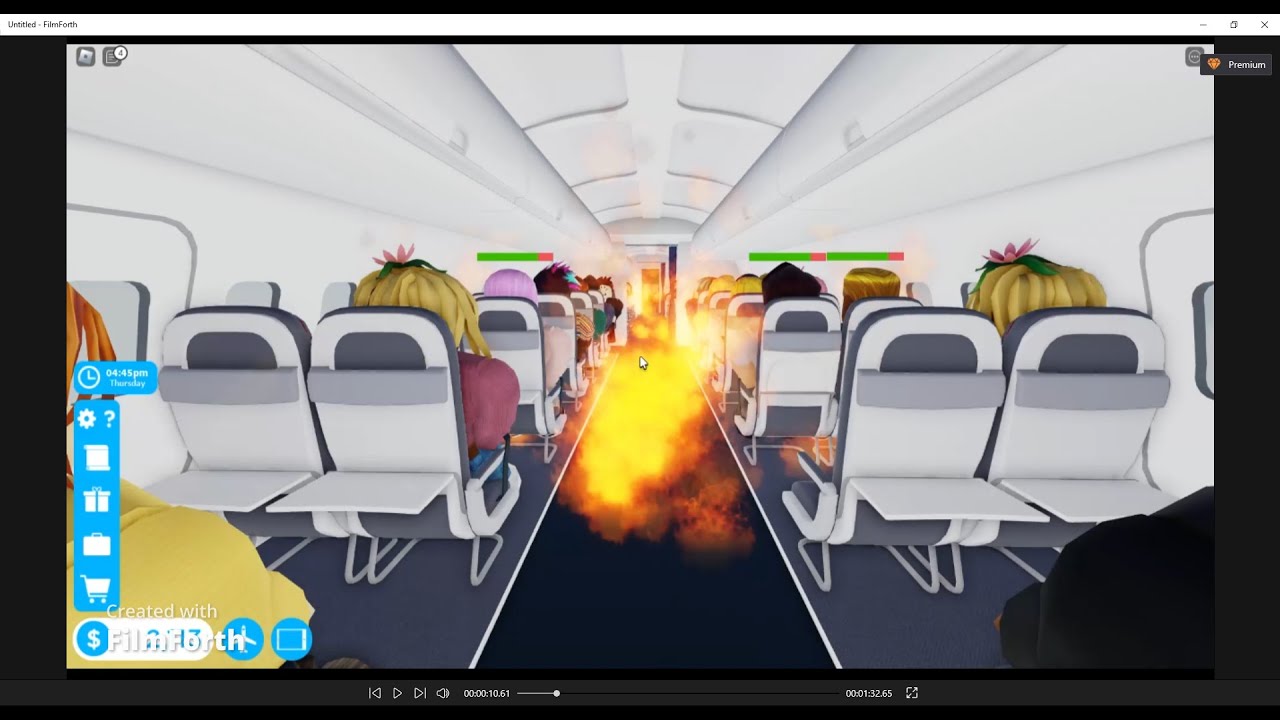 roblox cabin crew simulator in flight emergency on B757 200 to Seattle ...