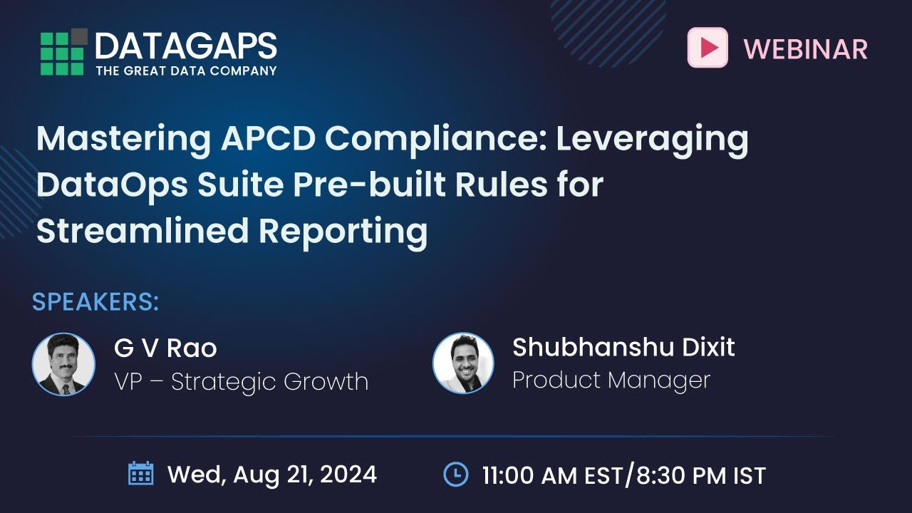 Mastering APCD Compliance: Leveraging DataOps Suite Pre-built Rules for Streamlined Reporting ...
