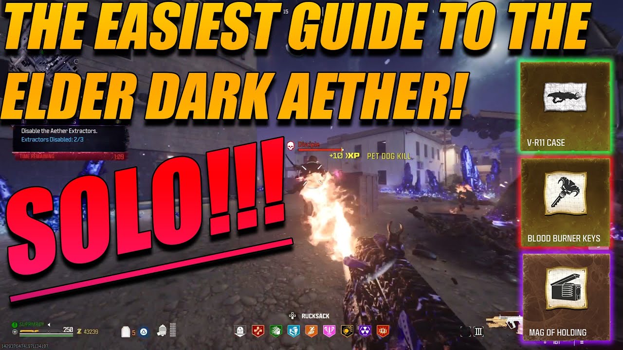 Best Solo Guide for NEW ELDER DARK AETHER! Get the SCHEMATICS EASY! MWZ ...