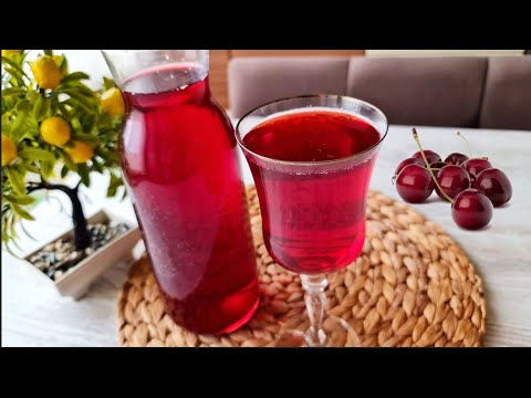 Evde Vişne Suyu Nasıl Yapılır ✅️ Dondurulmuş Vişne İle 4 Litre Vişne Suyu  #vişnesuyu #nasılyapılır