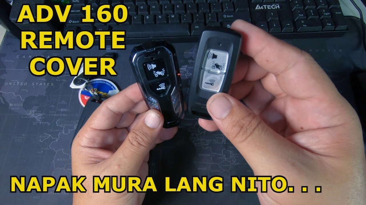 HONDA ADV 160 REMOTE COVER - YouTube