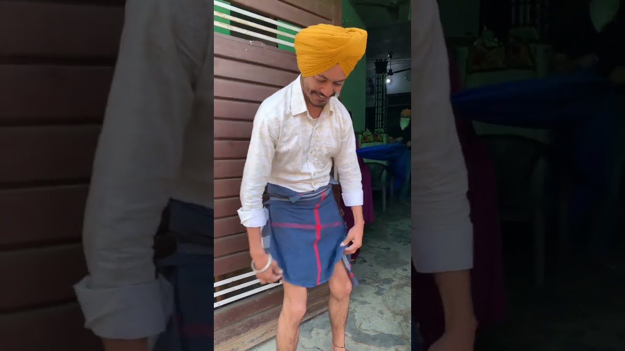 Lungi dance Punjabi version 🤣🤣🤣 #shorts #viral #trending #ytshorts # ...