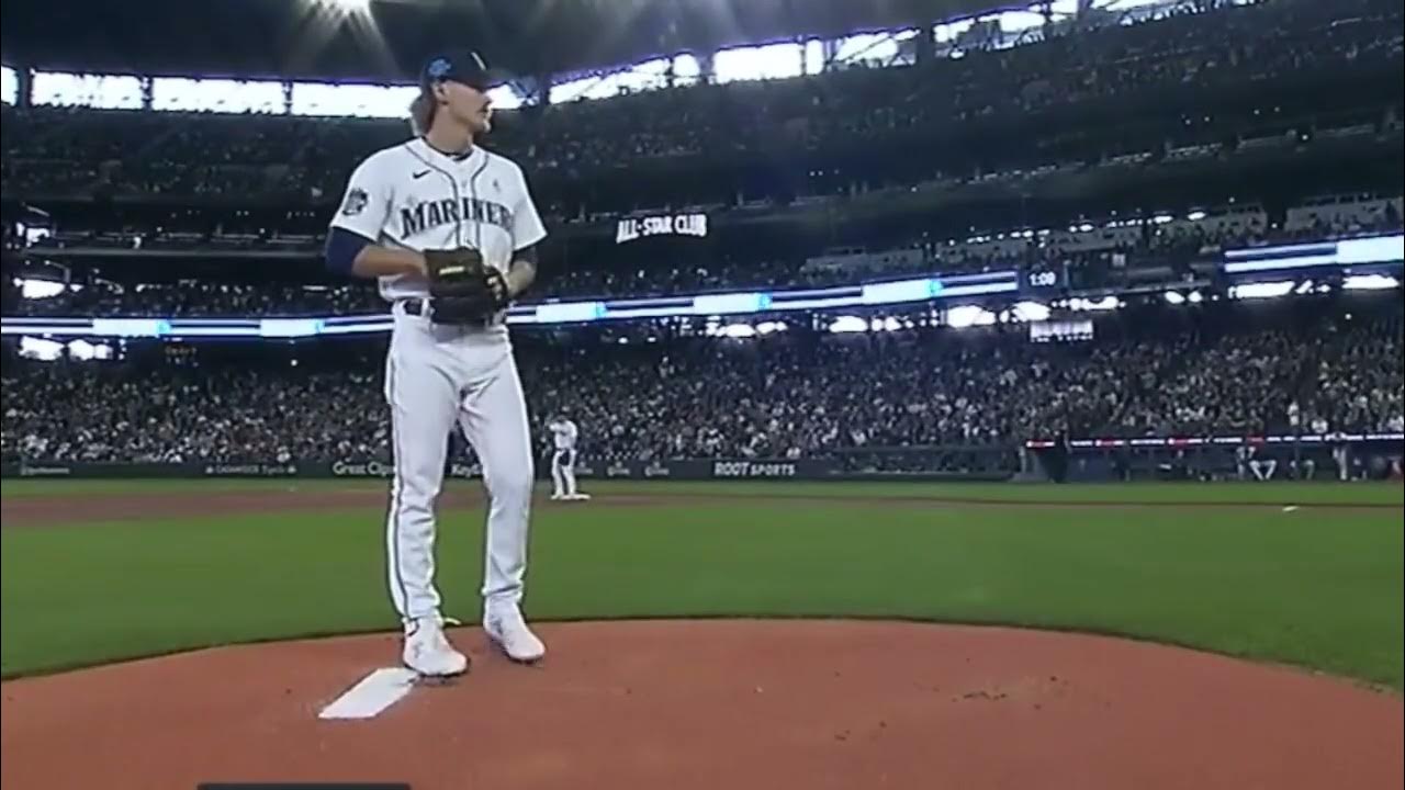 Bryce Miller Slow Motion Pitching Mechanics (3rd Base Side View) - YouTube