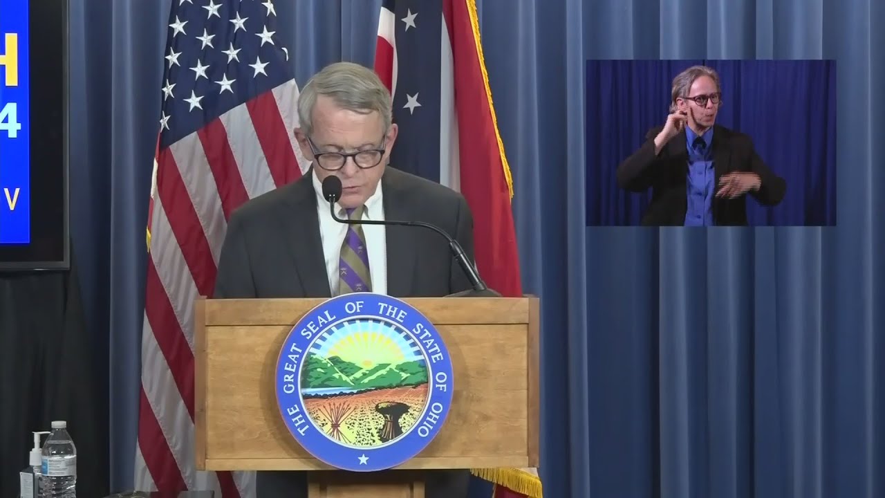 State of Ohio Governor DeWine full press conference addressing ...
