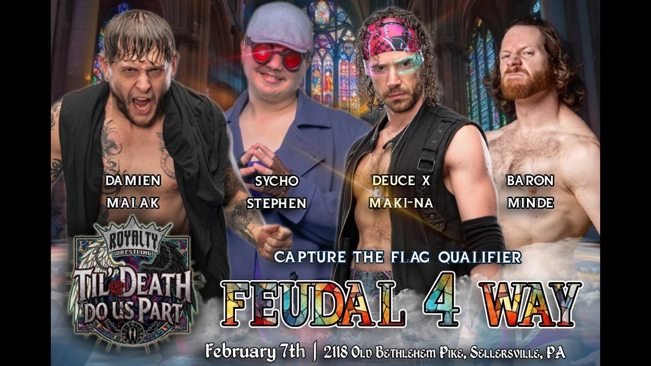Til' Death Do Us Part: Damien Malak vs Deuce X Maki-na vs Sycho Stephen ...