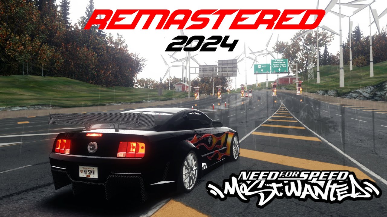 Nfs Most Wanted 4K Remastered with realistic graphics mod Plak, retex ...