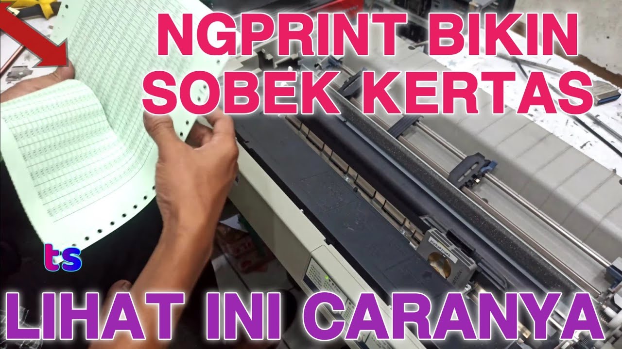 CARA MENGATASI LQ 2190 HASIL PRINT TAJEM & SOBEK KERTAS test print ...